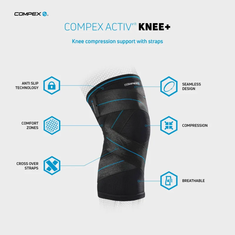 Põlve tugiside-Compex Activ Knee+ - Medpoint