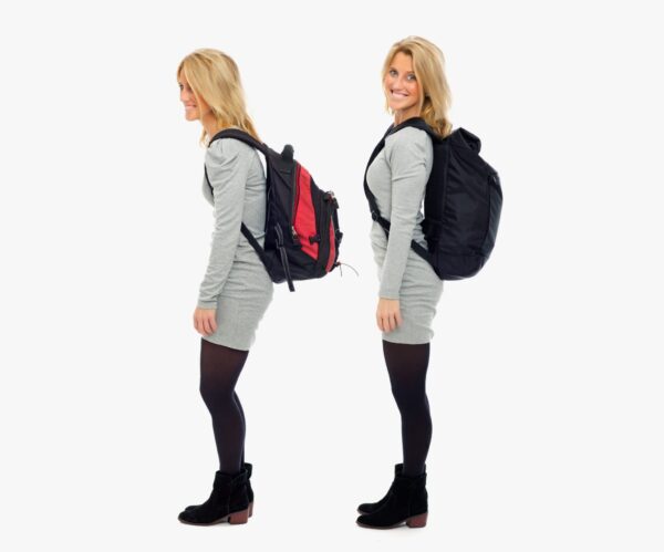 Swedish Posture VERTICAL BACKPACK a new way to carry a backpack - Medpoint